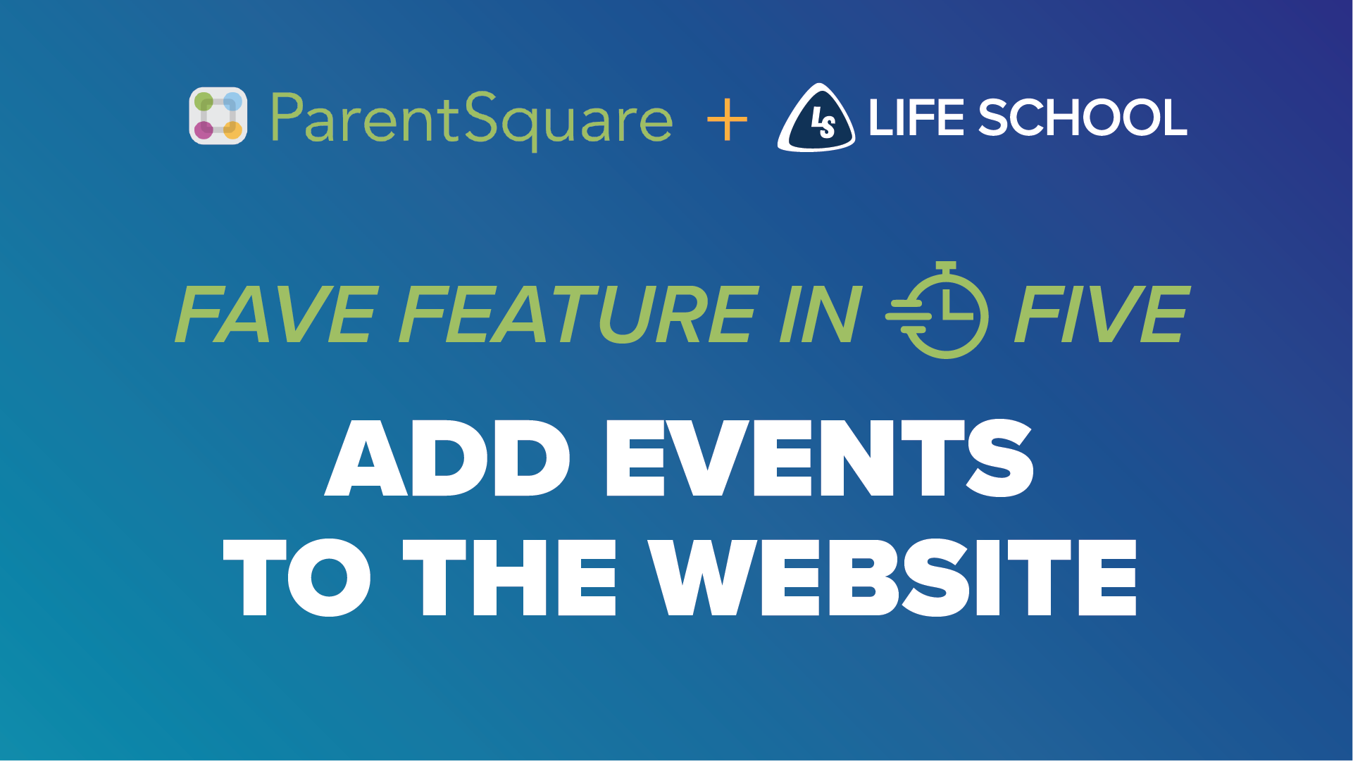 ParentSquare Teacher and Staff Training